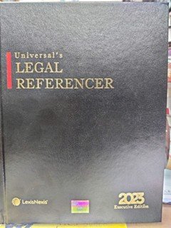 UNIVERSAL’S LEGAL REFERENCER 2023 – EXECUTIVE EDITION (LEXIS NEXIS ...