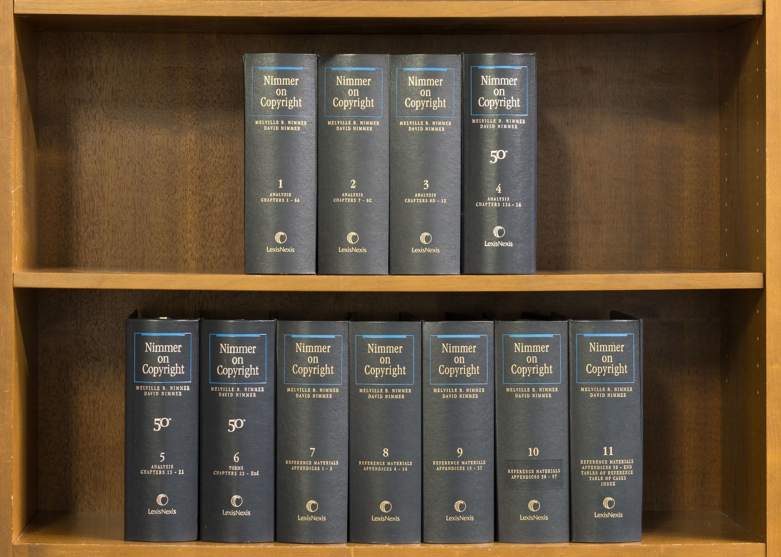 NIMMER ON COPYRIGHT ( INDIAN REPRINT ) BY MELVILLE B. NIMMER SET OF 11 ...